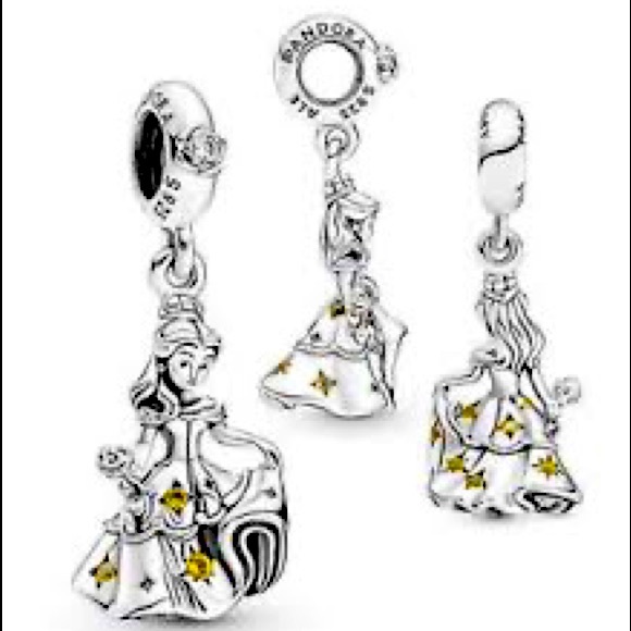 Pandora | Jewelry | Disney Beauty Beast Princess Belle Dancing Dangle ...